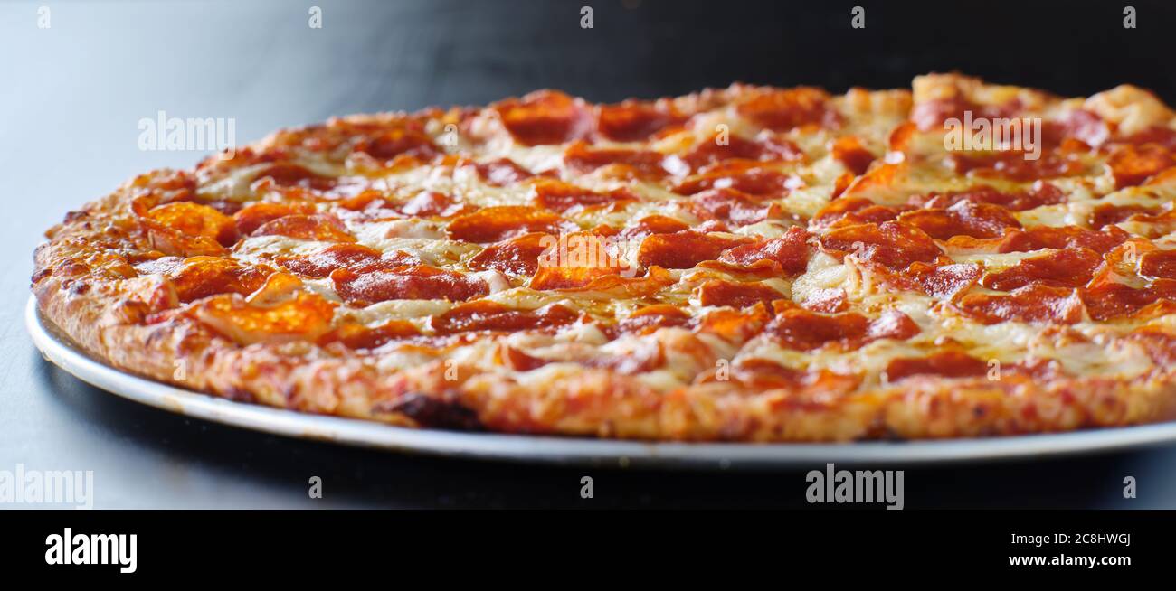American style pizza hi-res stock photography and images - Alamy