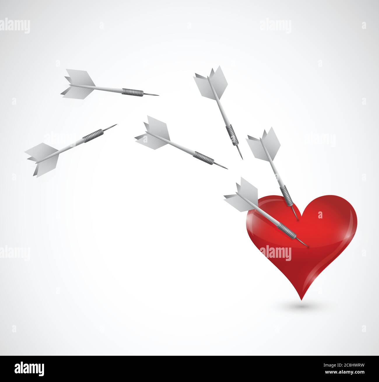 Cupid with target Stock Vector Images - Alamy