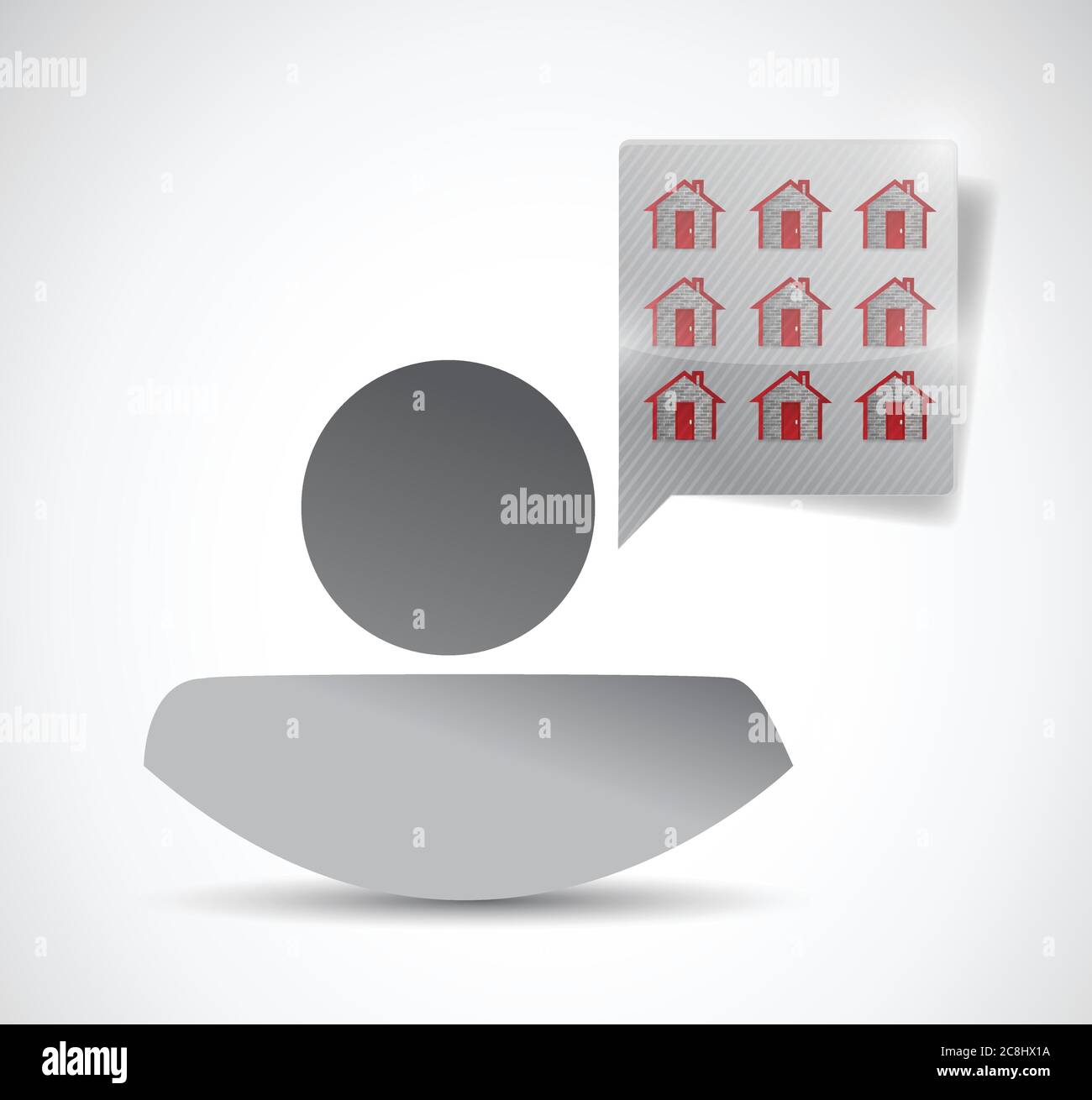 Real estate agent speech Stock Vector Images - Alamy