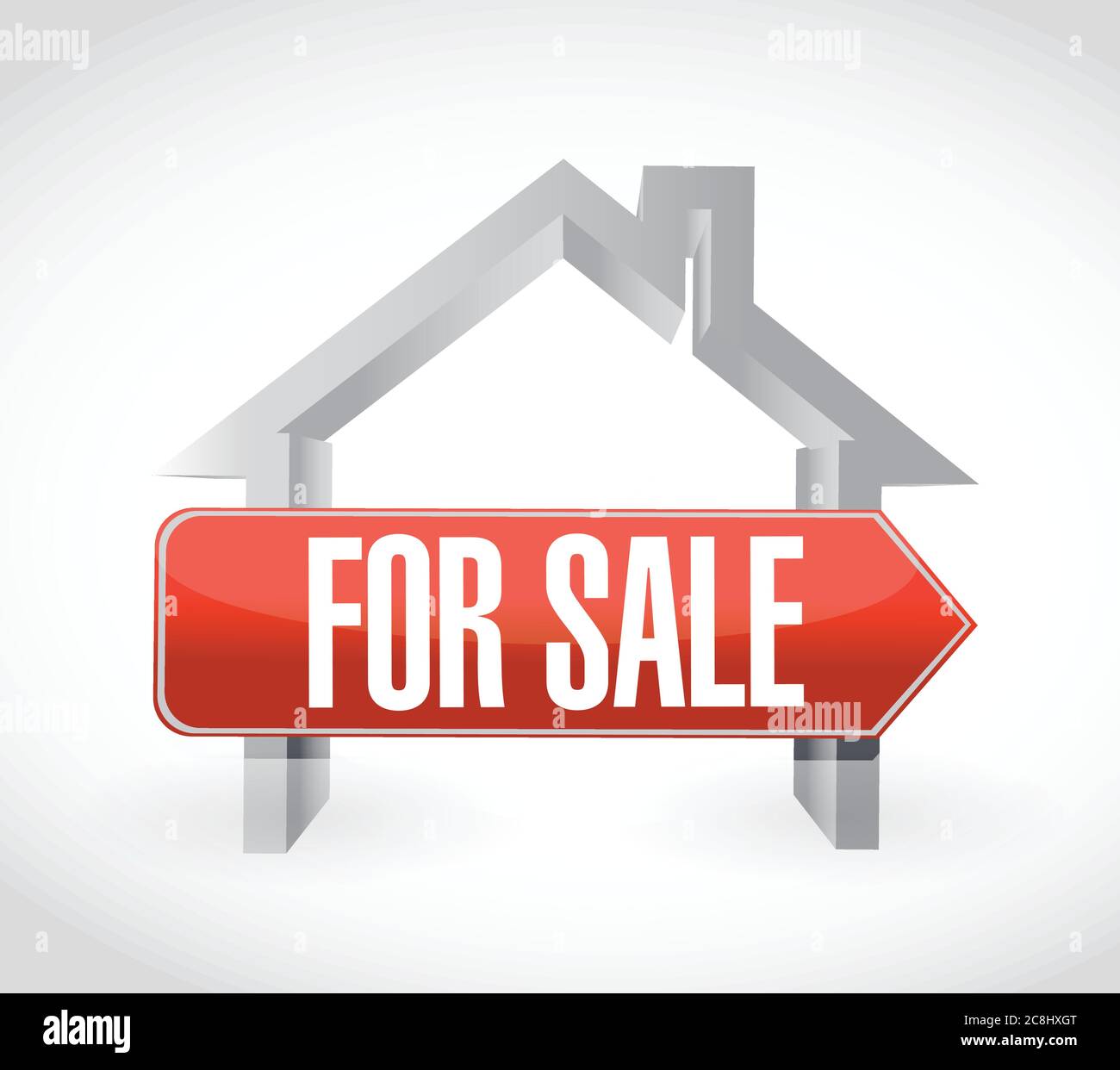 For sale home illustration design over a white background Stock Vector ...