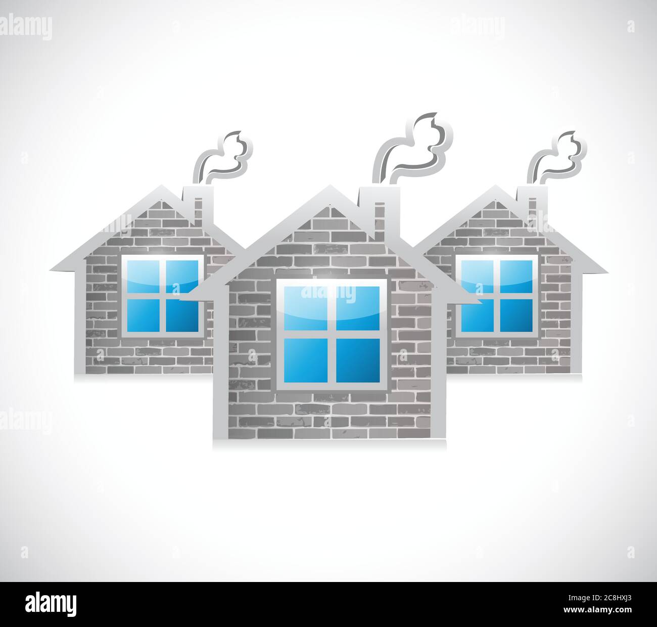 House market Stock Vector Images - Alamy