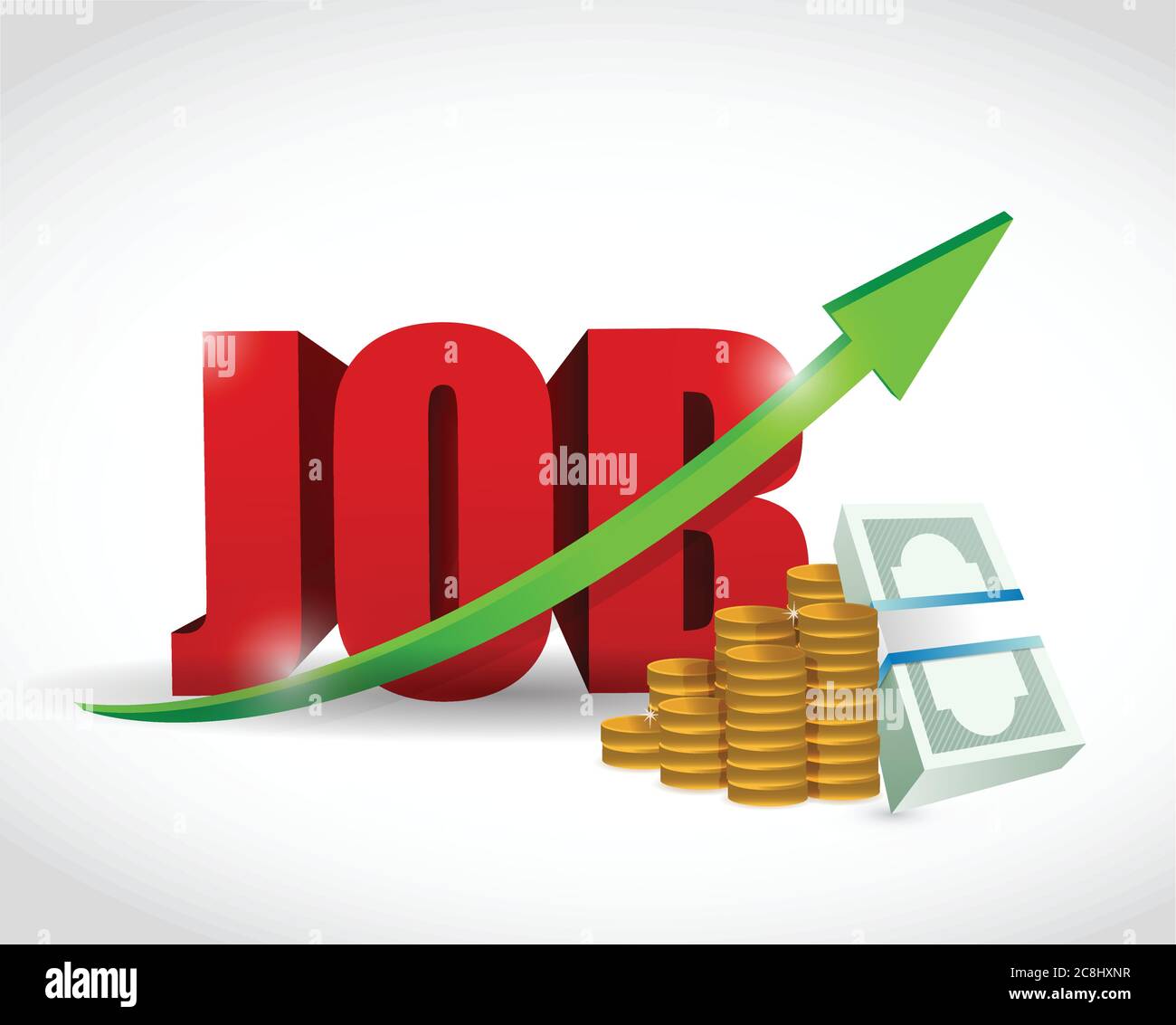 Job hunting word Stock Vector Images - Alamy
