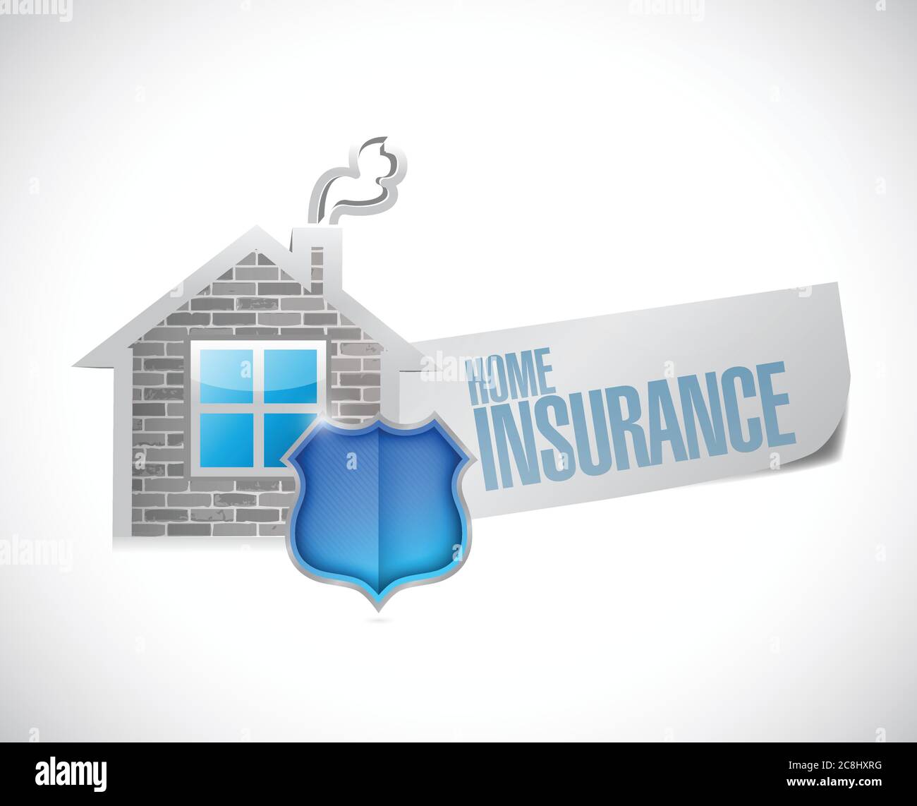 Insurance concept image Stock Vector Images - Alamy