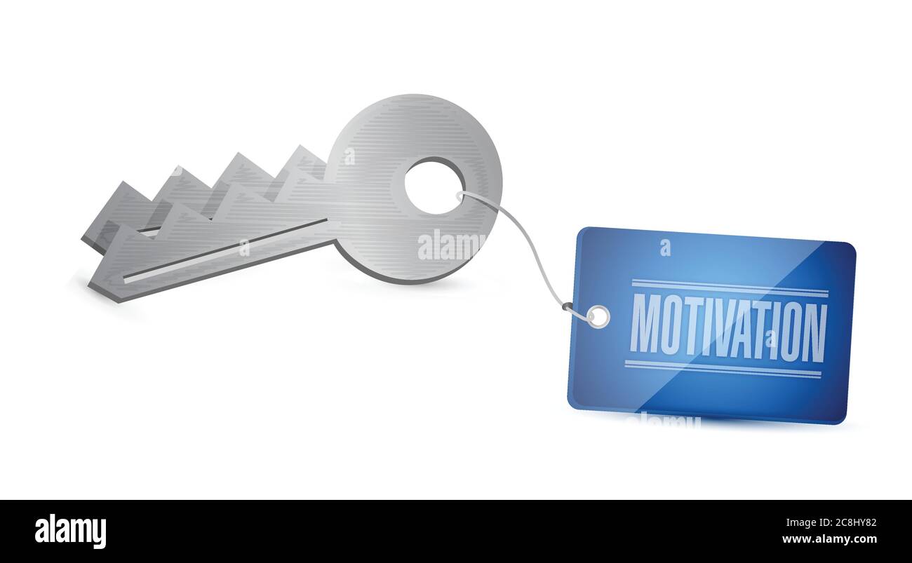 Key motivation illustration design over a white background Stock Vector ...