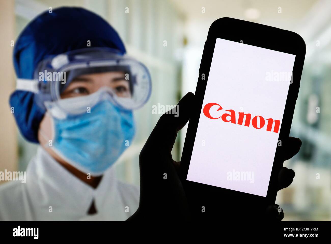 Canon logo sign hi-res stock photography and images - Alamy