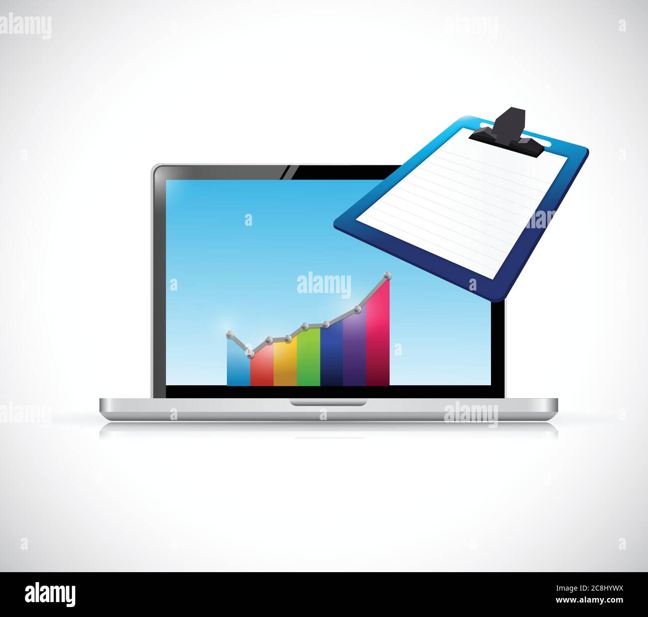 Still life of computer Stock Vector Images - Alamy