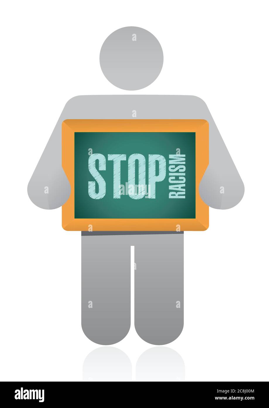 Stop racism and bigotry Stock Vector Images - Alamy