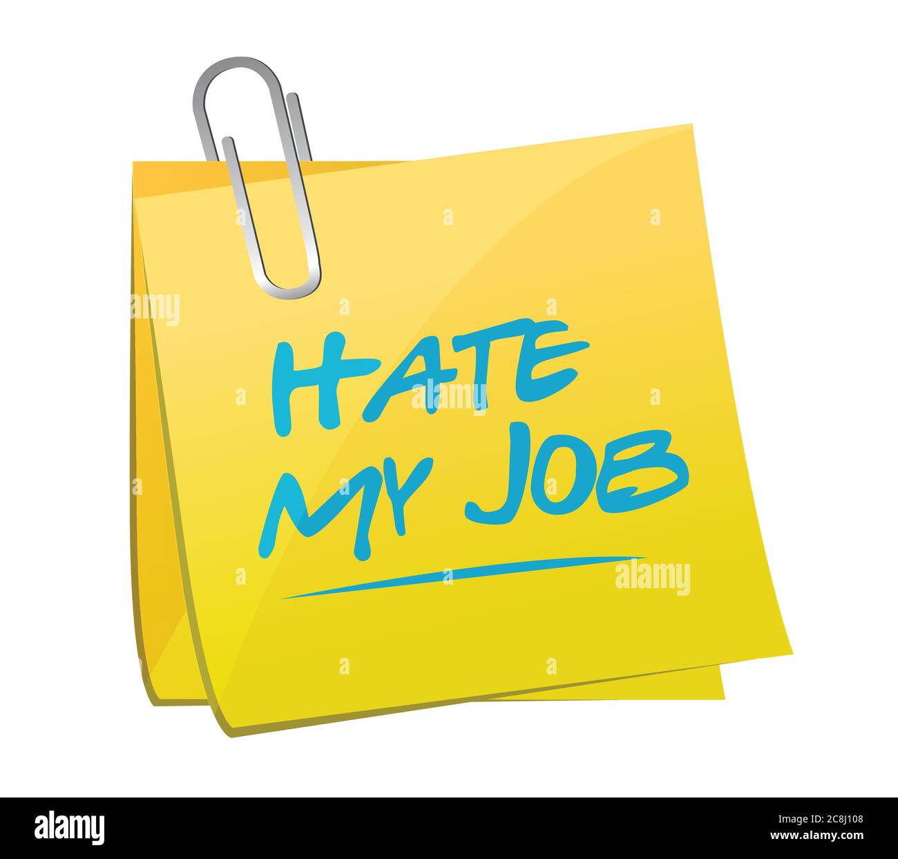Do you hate your job Cut Out Stock Images & Pictures - Alamy