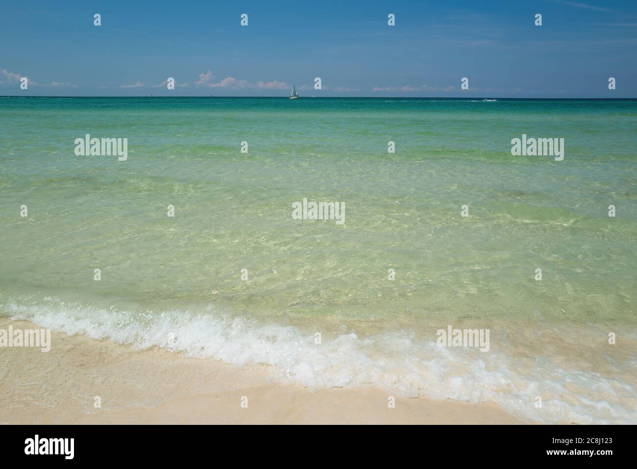 Ocean blue Background. Banner or wallpaper for blue sea design, Ocean ...