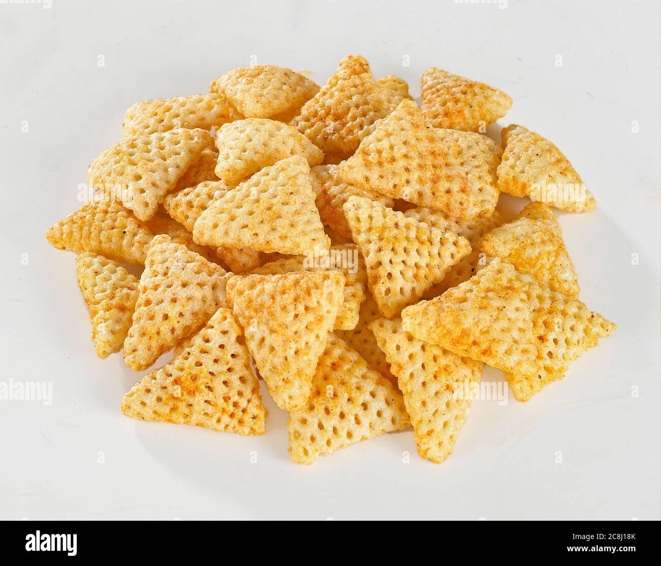Fried and Spicy Triangle shape Fryums Papad, 3D, Snacks or Fryums ...