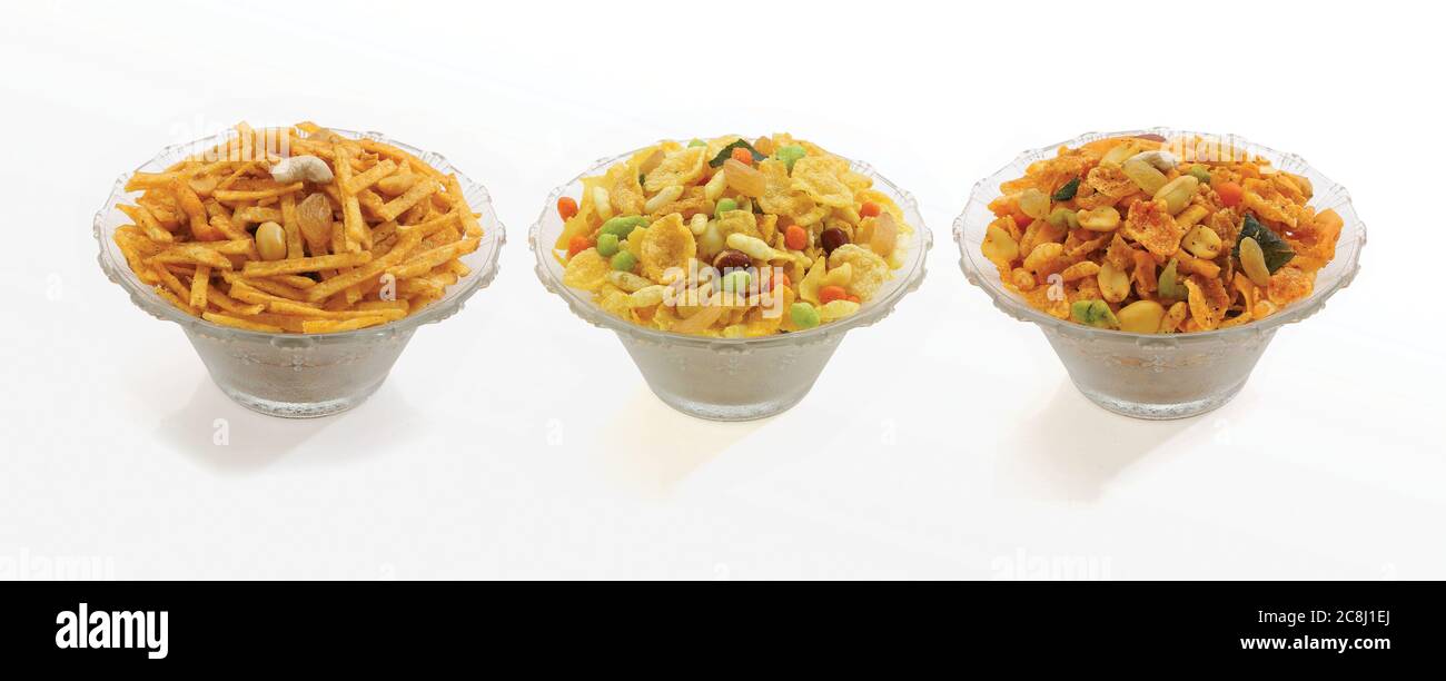 mix chavanu, nimco, fried and spicy farali chevdo, upvas special Stock ...