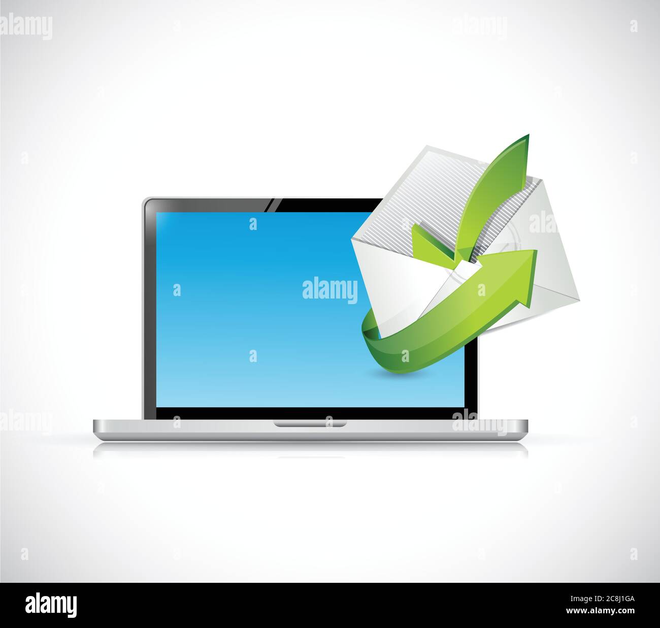 Computer and protection selection approve shield illustration design ...