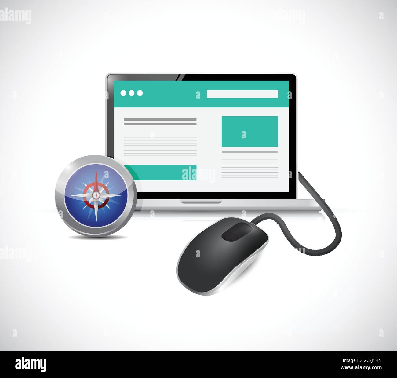 Grid compass computer hi-res stock photography and images - Alamy