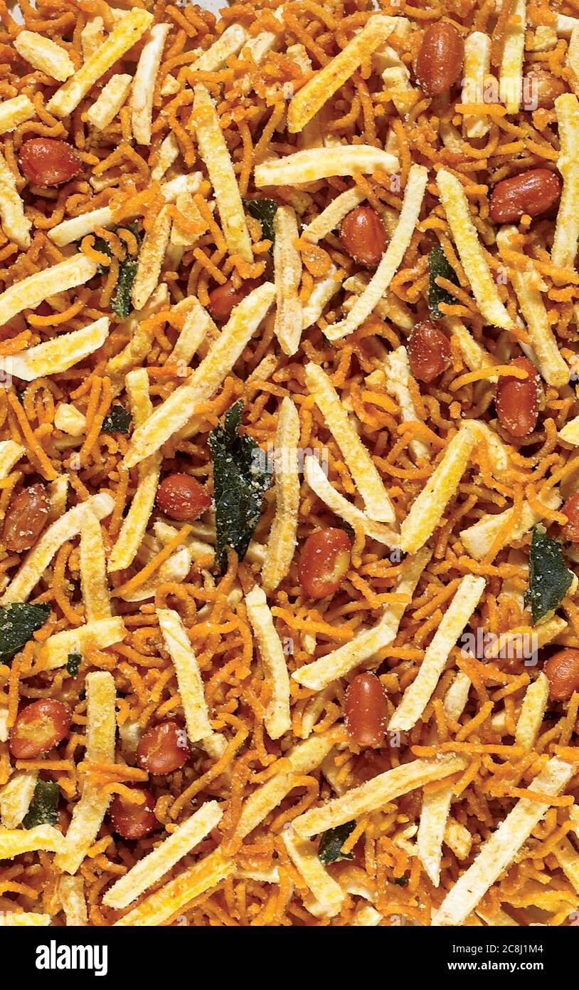 Fried and Spicy Farali chevdo, chivda, chewada is a very popular ...