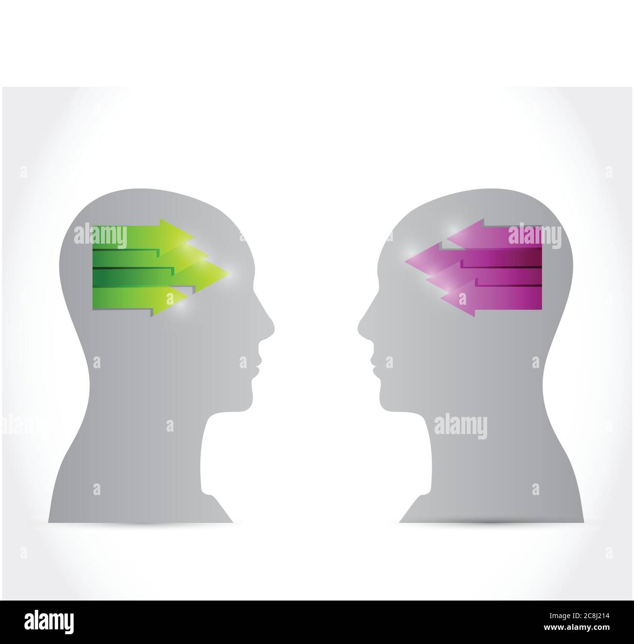 Upload and download information concept illustration design over a ...