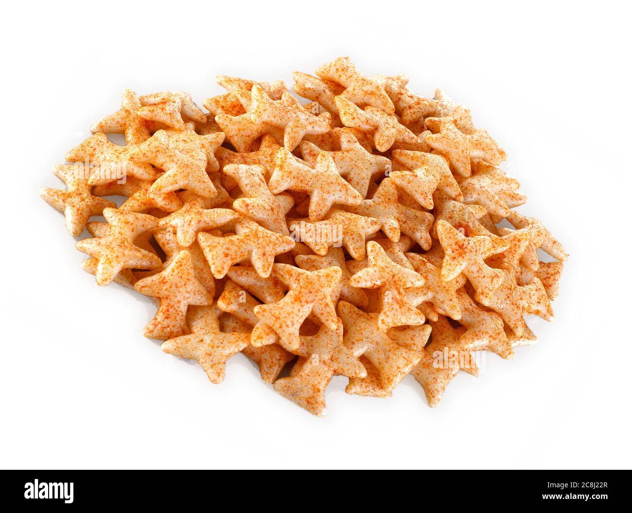 Fried and Spicy Aero Plane Snacks or Fryums (Snacks Pellets) served in ...