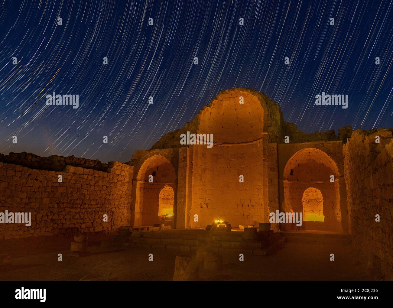 Vacation in Israel for ruins and history in national park of desert ...