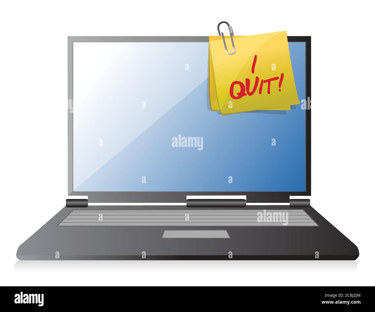 Resignation vector vectors hi-res stock photography and images - Alamy