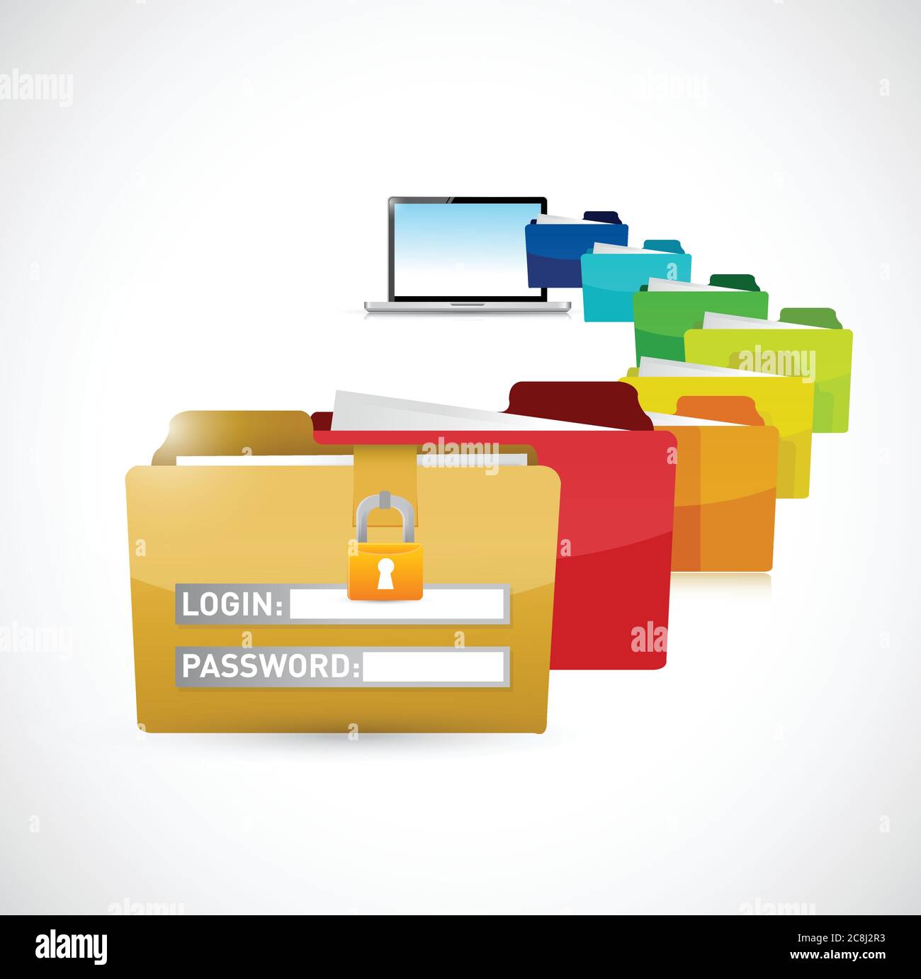 Office security nobody Stock Vector Images - Alamy