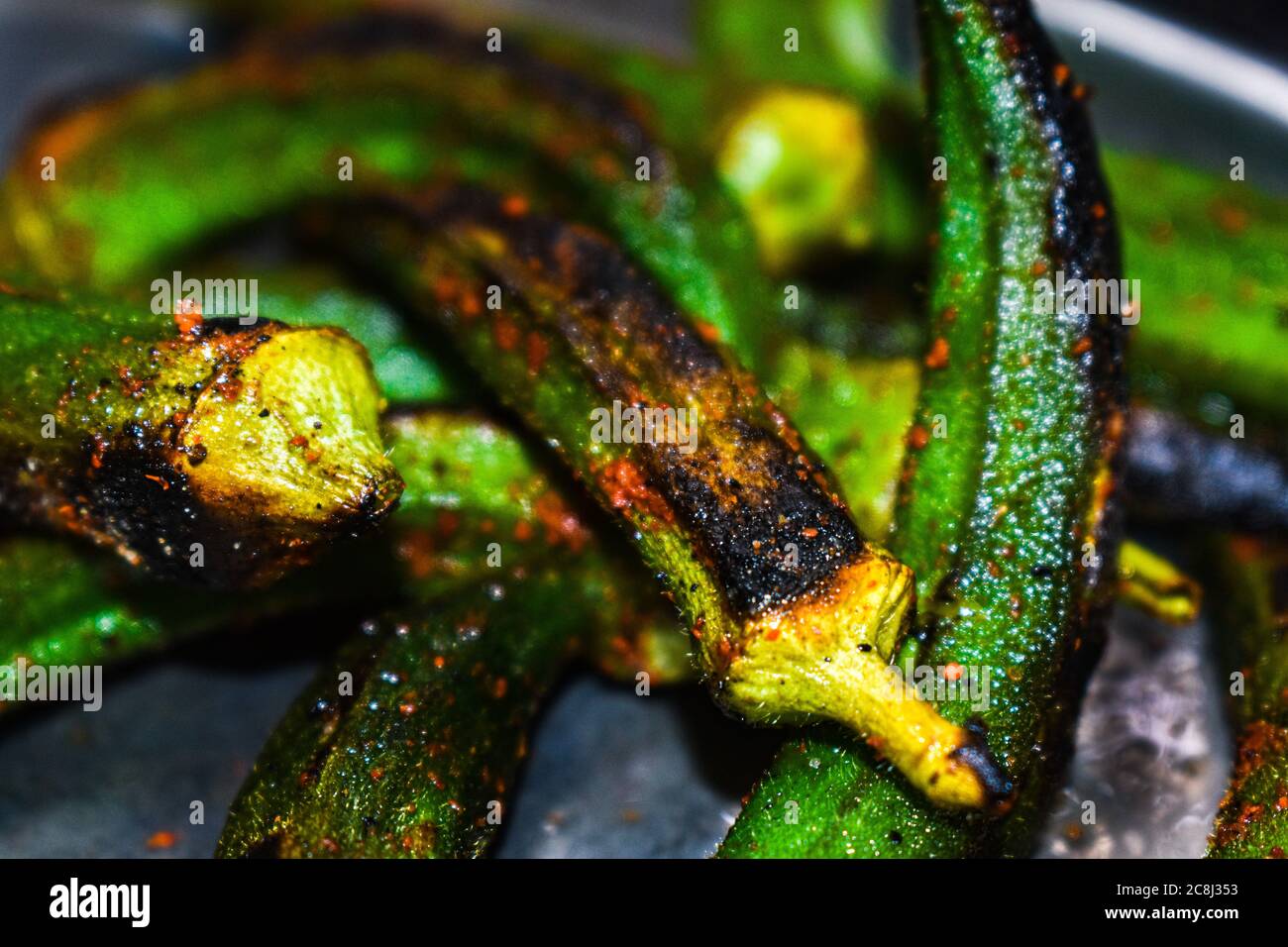 Green finger chilli hi-res stock photography and images - Alamy