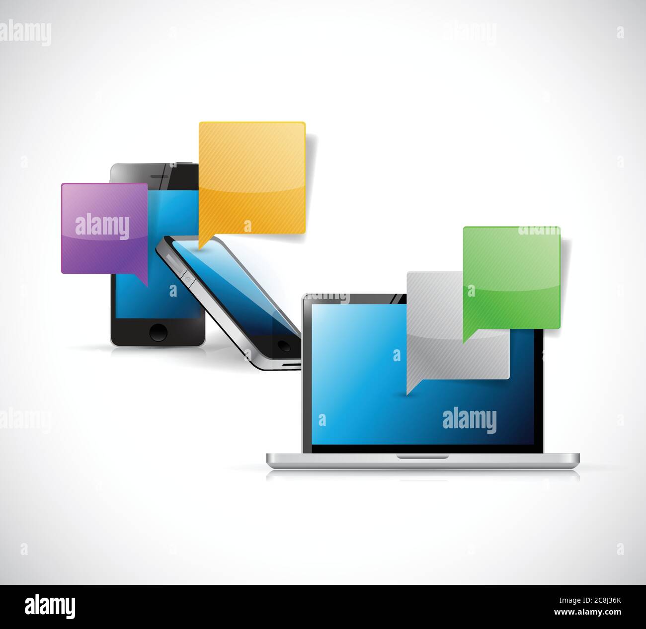 Concept internet chat communication flow hi-res stock photography and ...