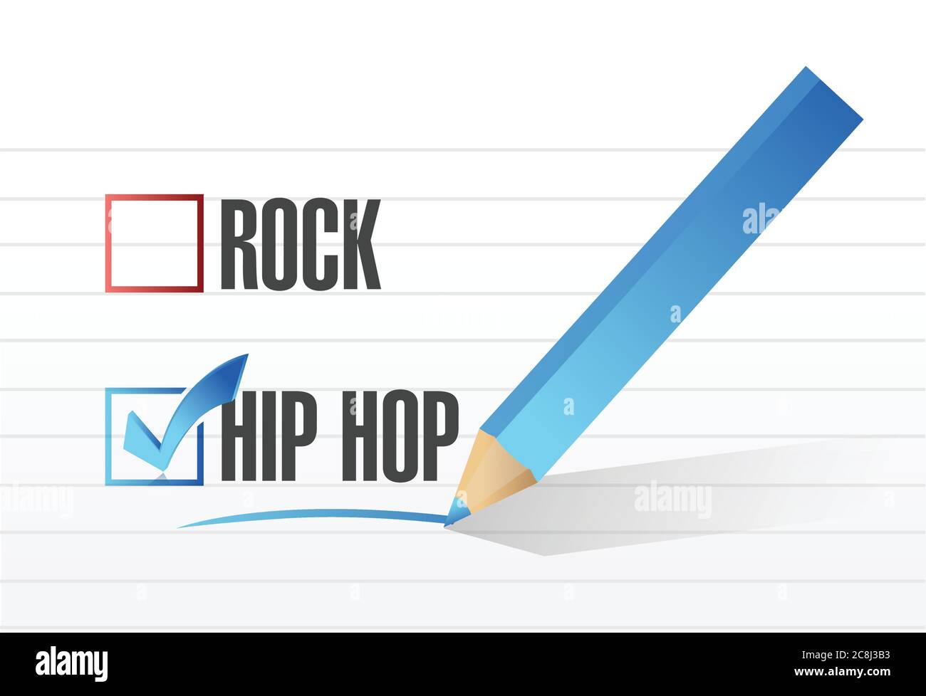 Hip hop over rock illustration design over a white background Stock ...