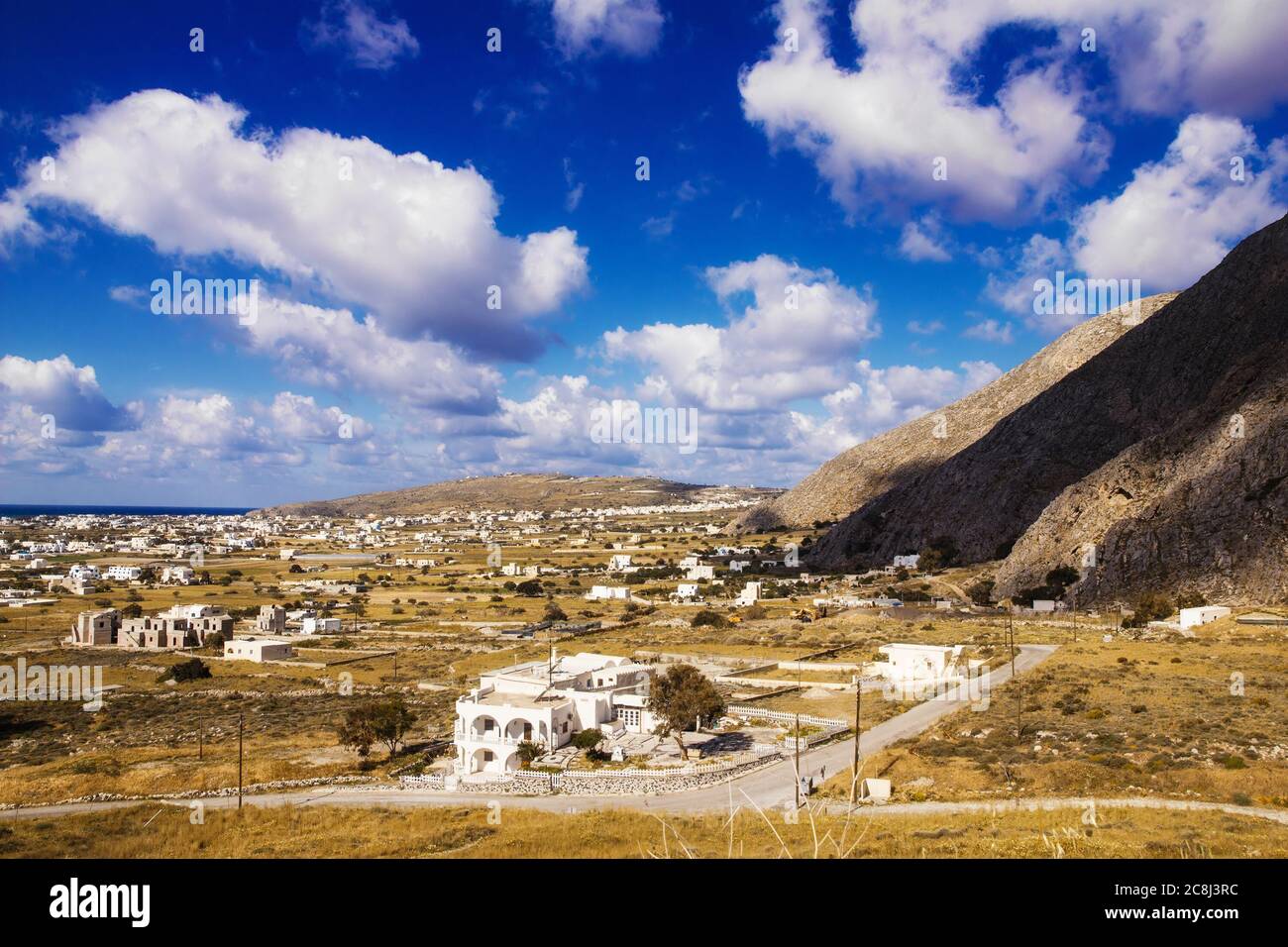 Perissa village hi-res stock photography and images - Alamy