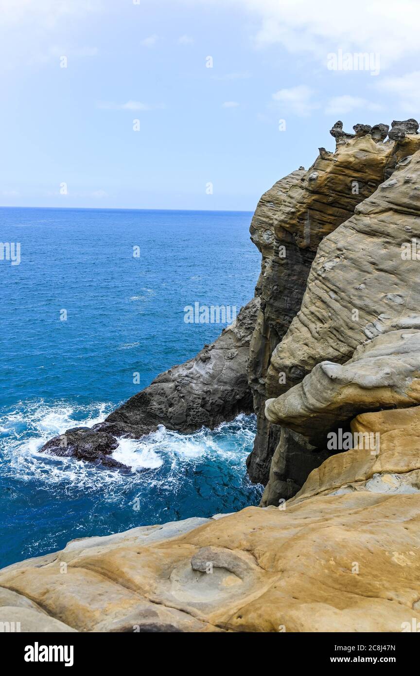 elephant rock in shenao, taipei, taiwan Stock Photo - Alamy