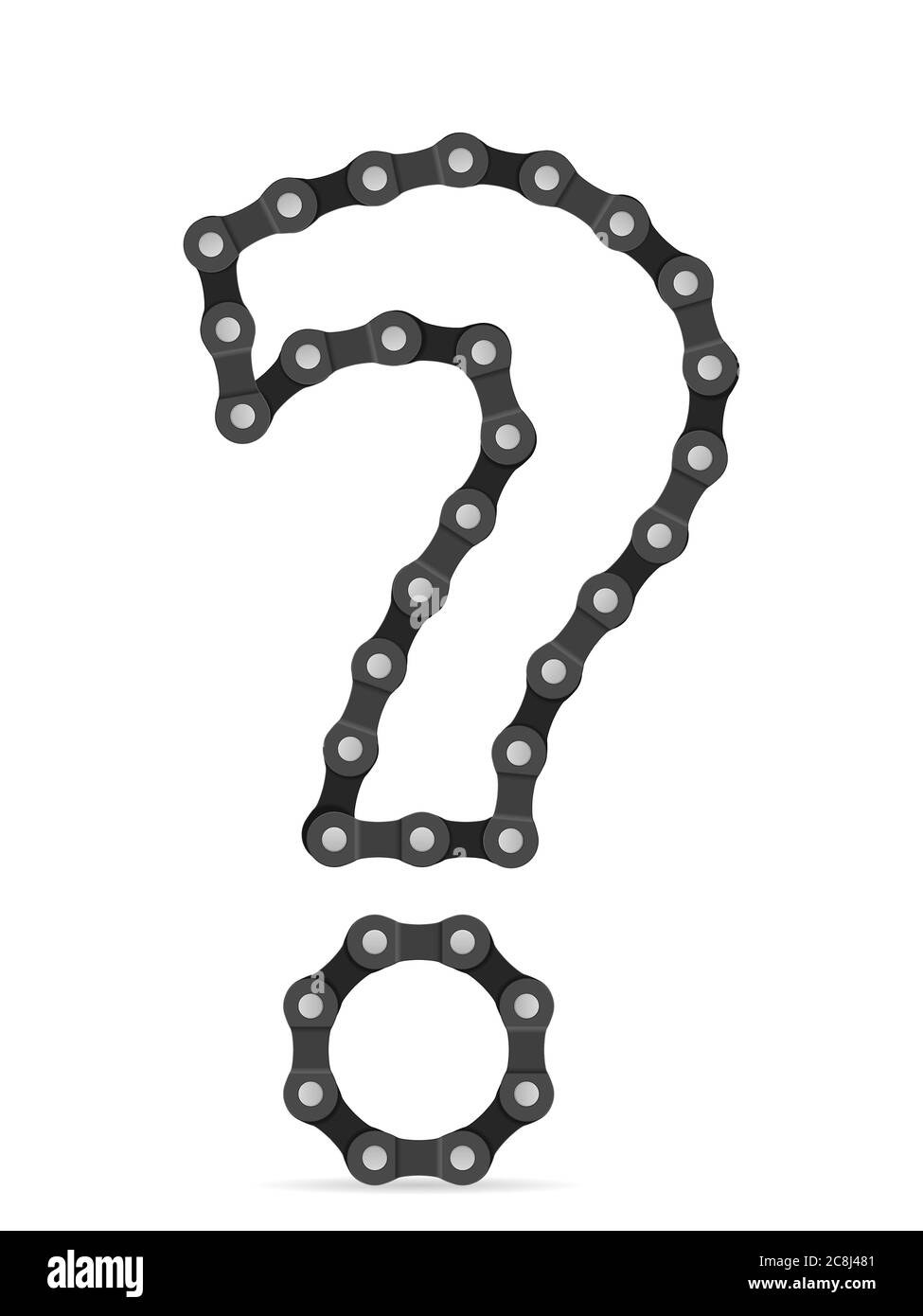 Chain question mark hi-res stock photography and images - Alamy