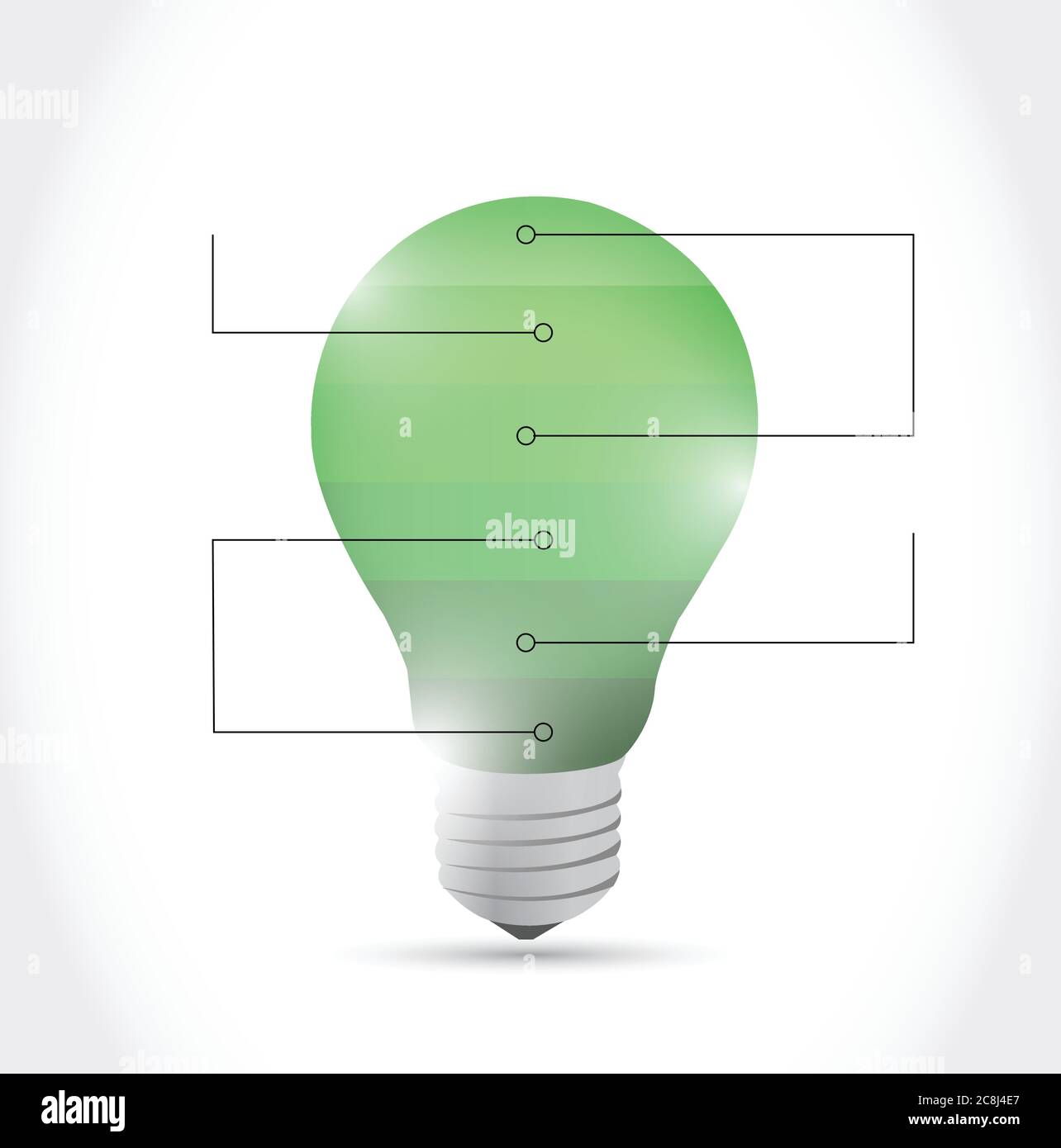 Sections of leaf Stock Vector Images - Alamy
