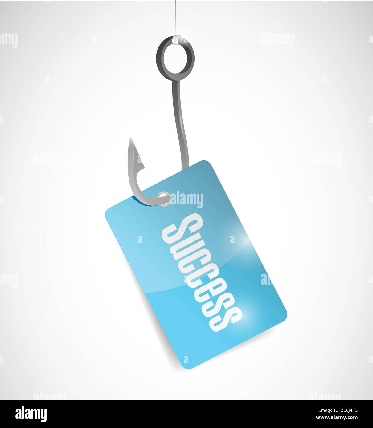 Fishing success concept illustration design over a white background ...