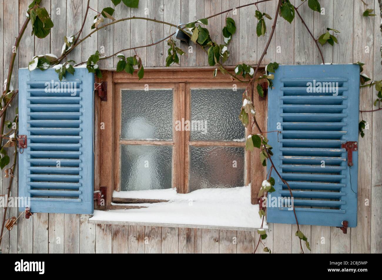 Decorated window shutters hi-res stock photography and images - Alamy