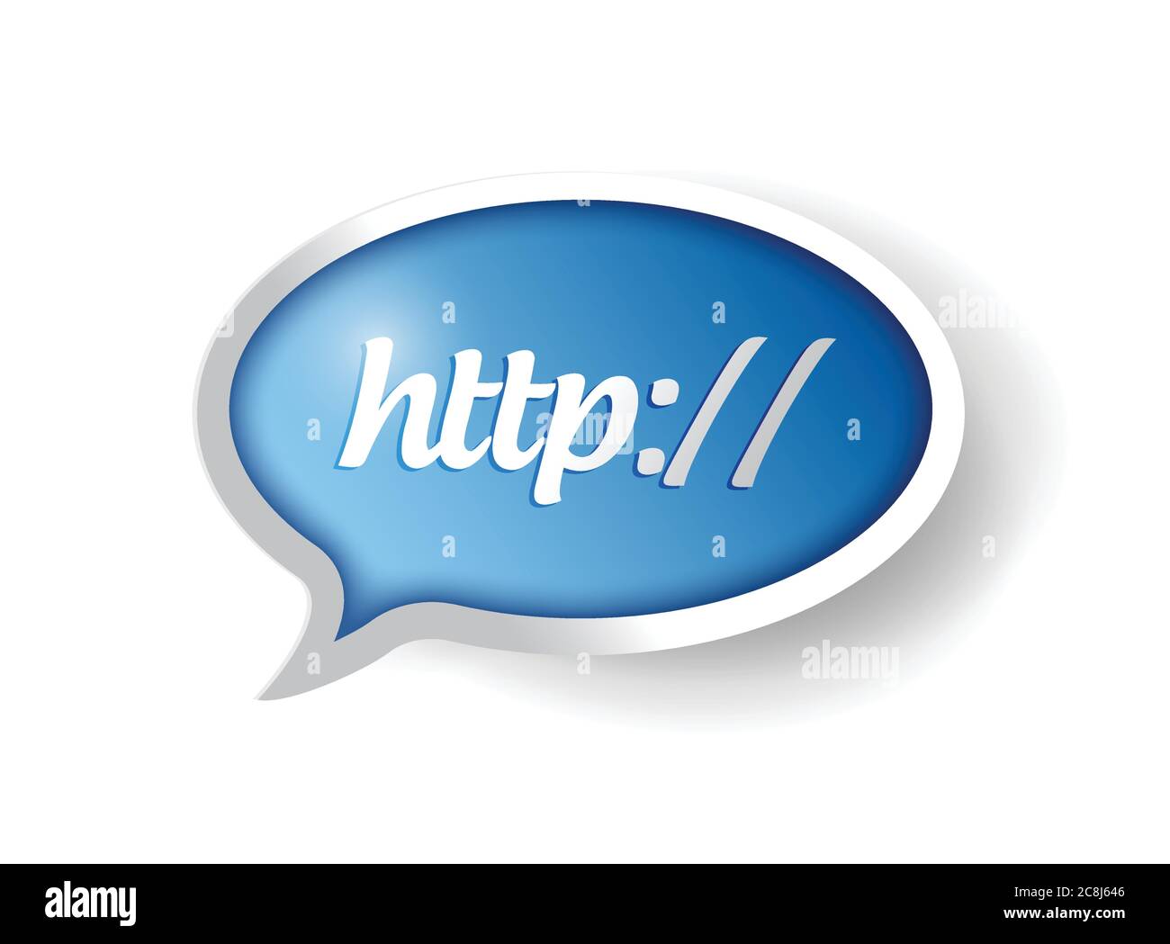 Bubble computer website global Stock Vector Images - Alamy