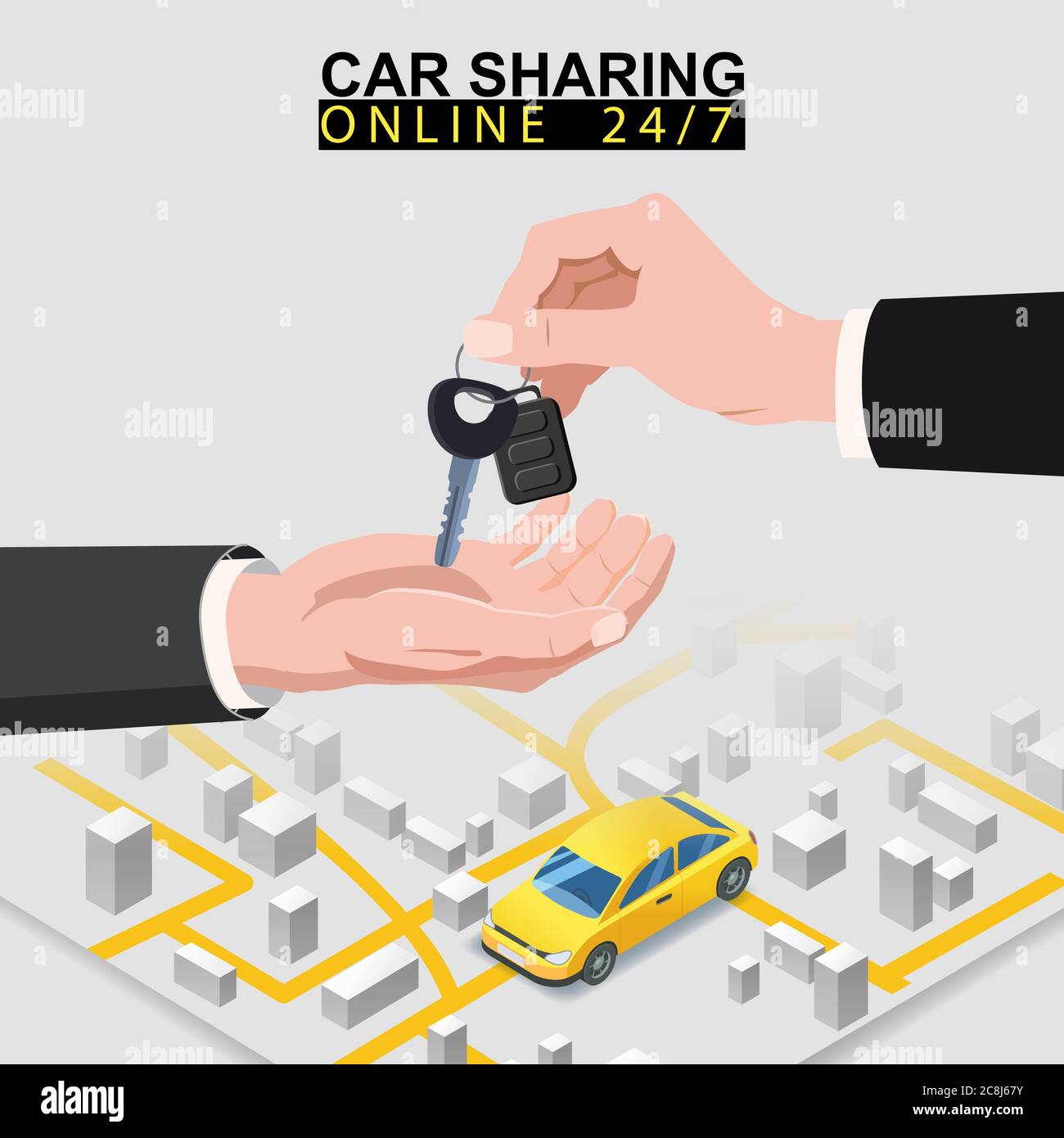 Hand giving key another hand hi-res stock photography and images - Alamy