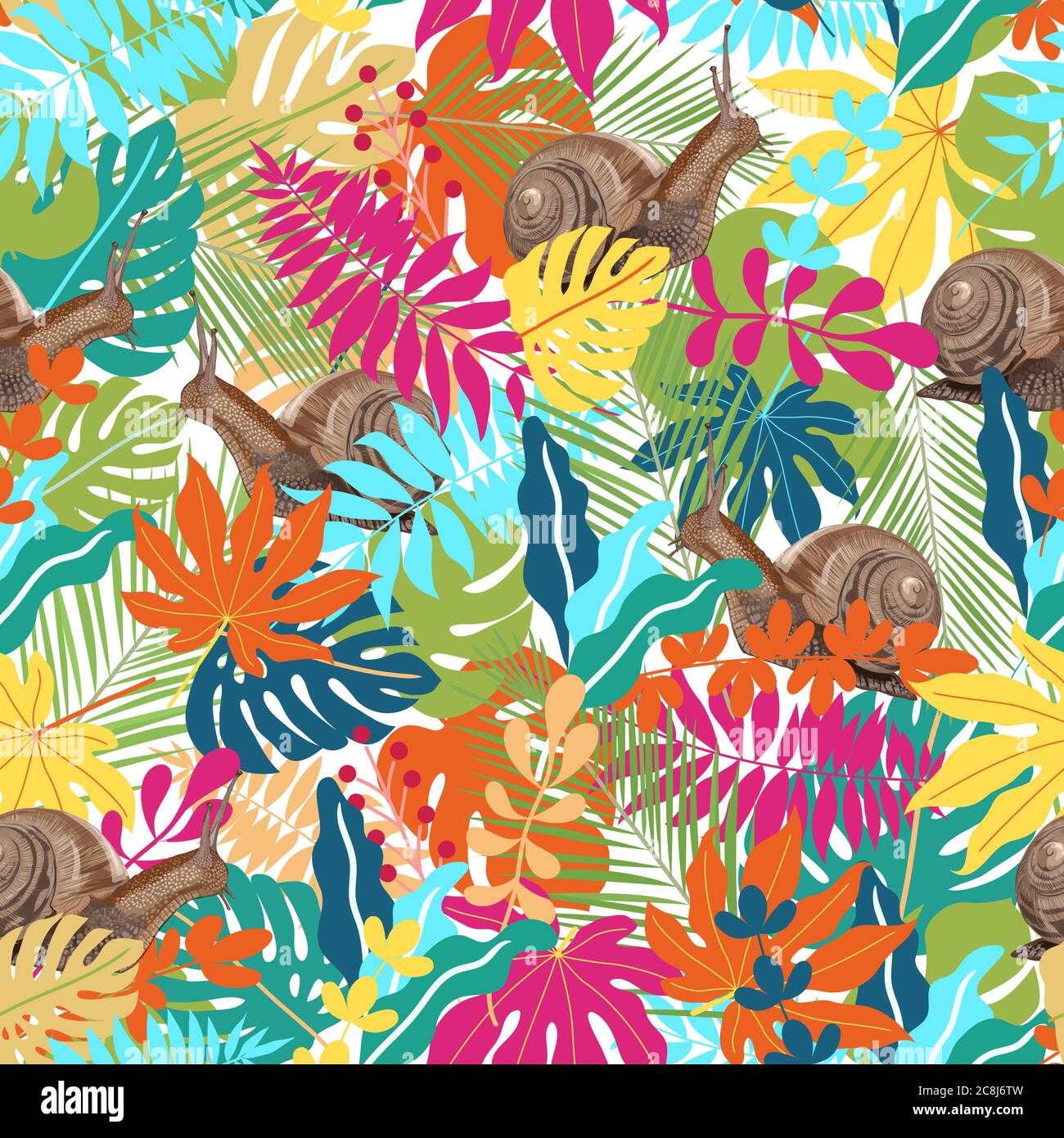 Tropical Abstract Background