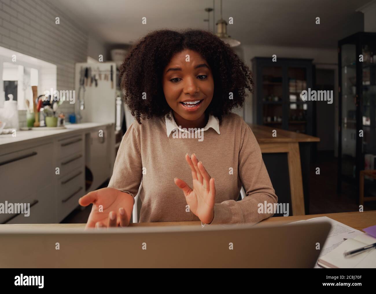 Pandemic video business black hi-res stock photography and images - Alamy