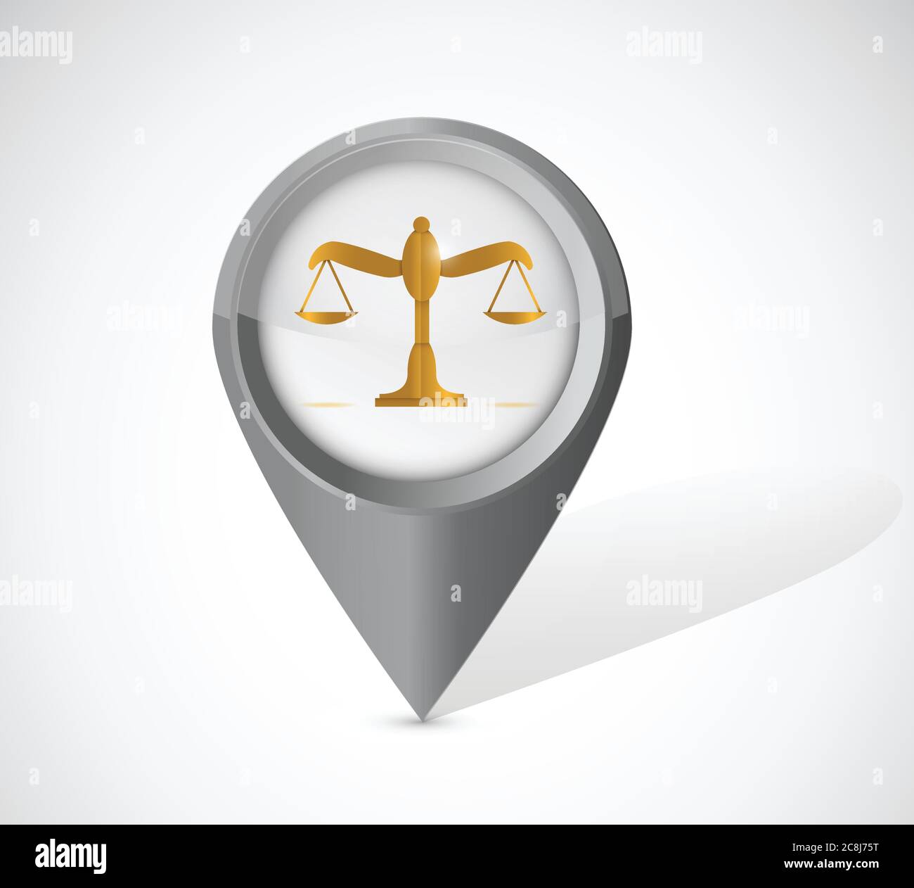 Balance pointer illustration design over a white background Stock ...