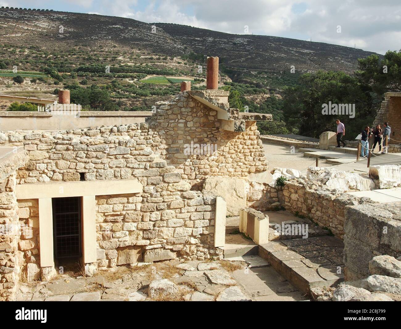 Palace of Knossos, Crete Stock Photo - Alamy