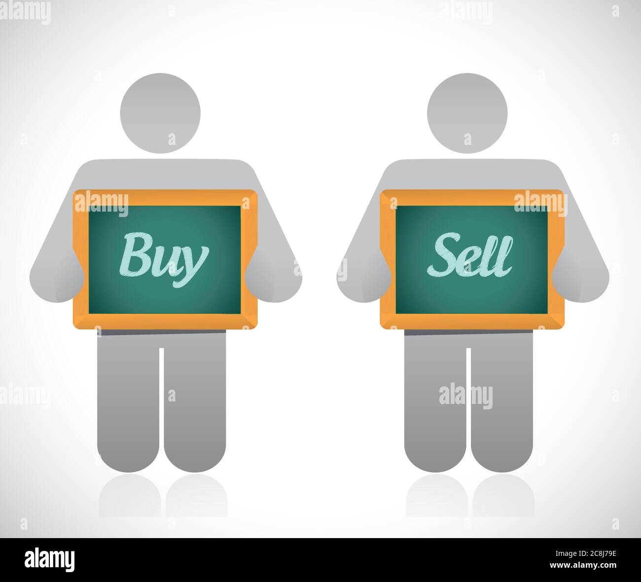 Showing the contrast of finance Stock Vector Images - Alamy