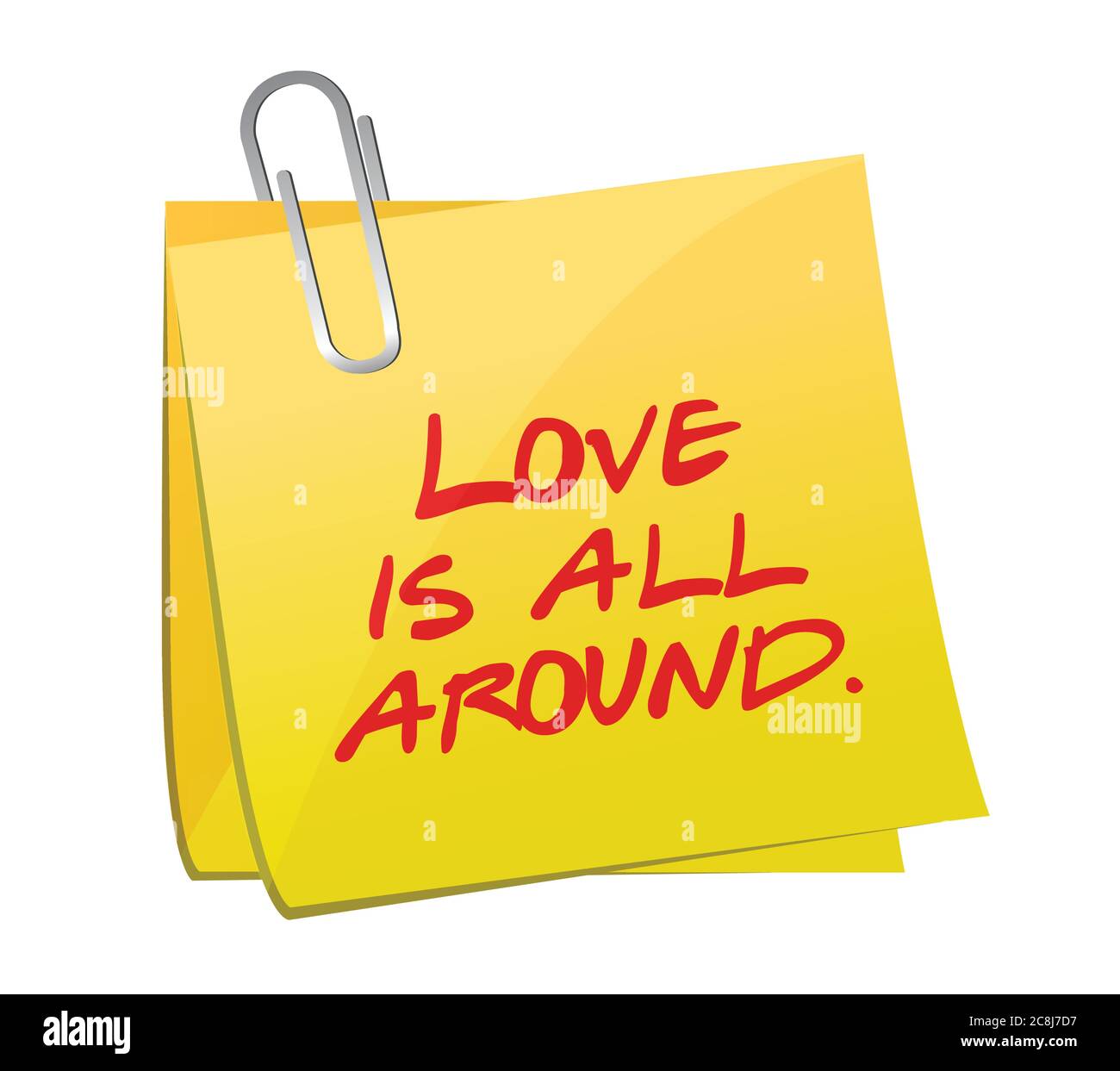 Lips post it note Stock Vector Images - Alamy