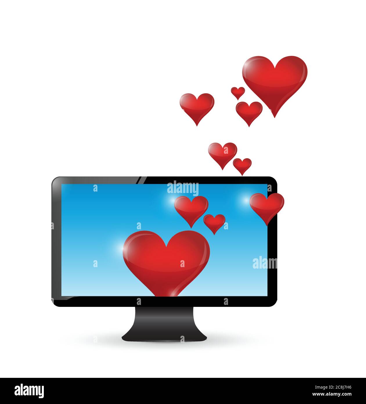 Love connection images vector vectors hi-res stock photography and ...