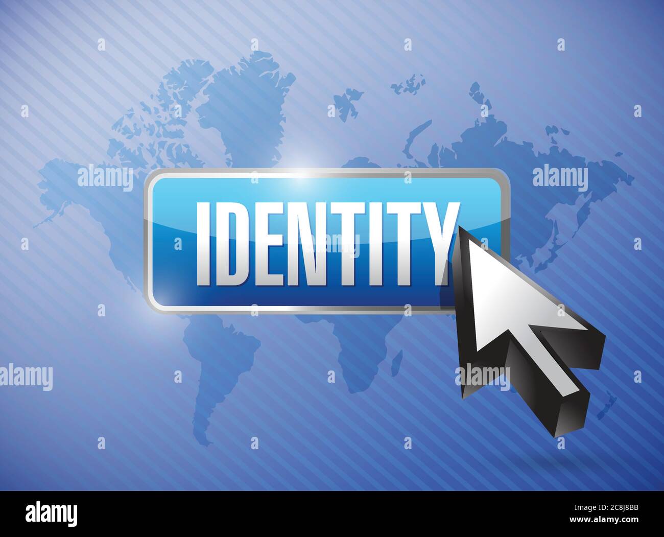 Digital cursor map hi-res stock photography and images - Alamy