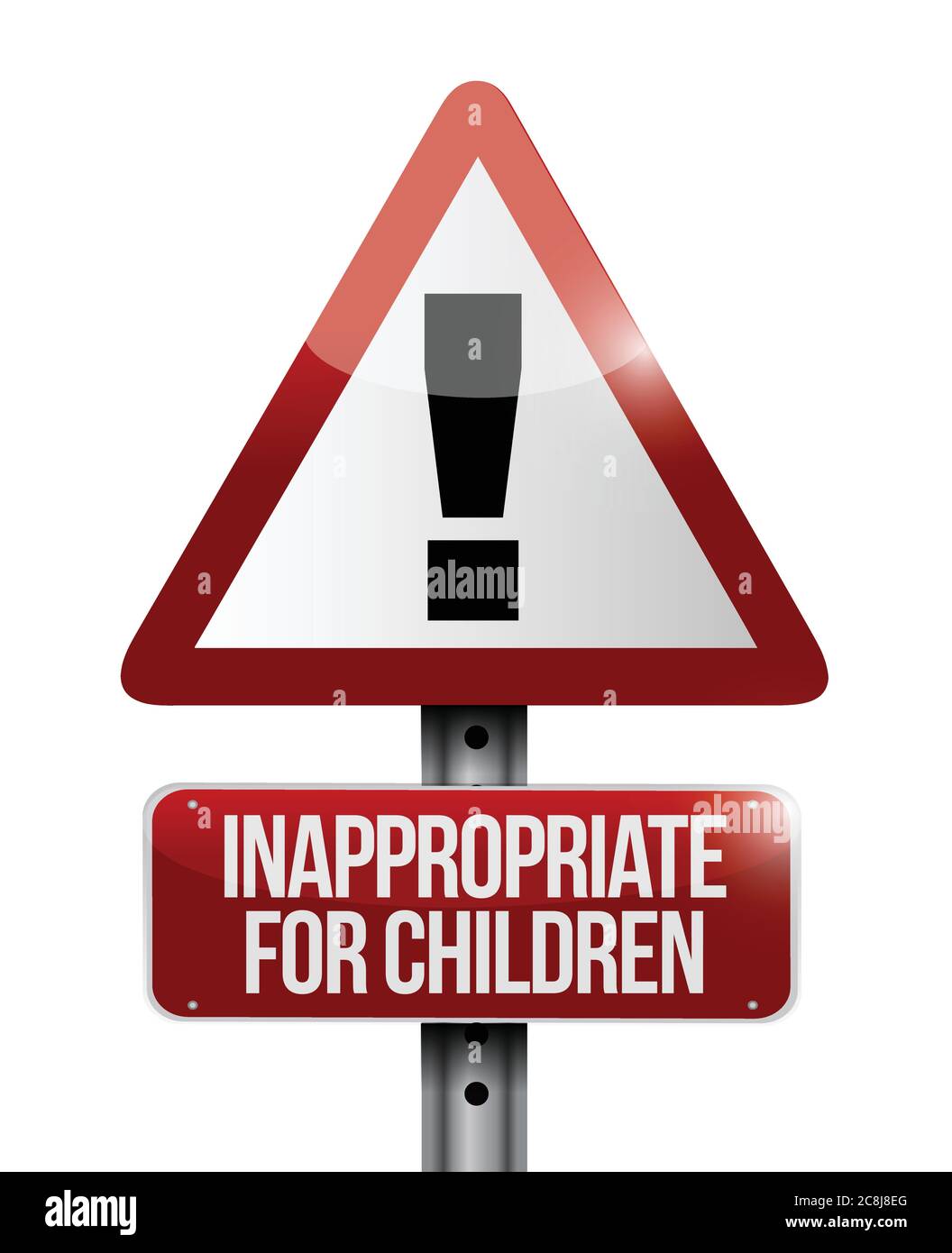 Angry caucasian daughter Stock Vector Images - Alamy