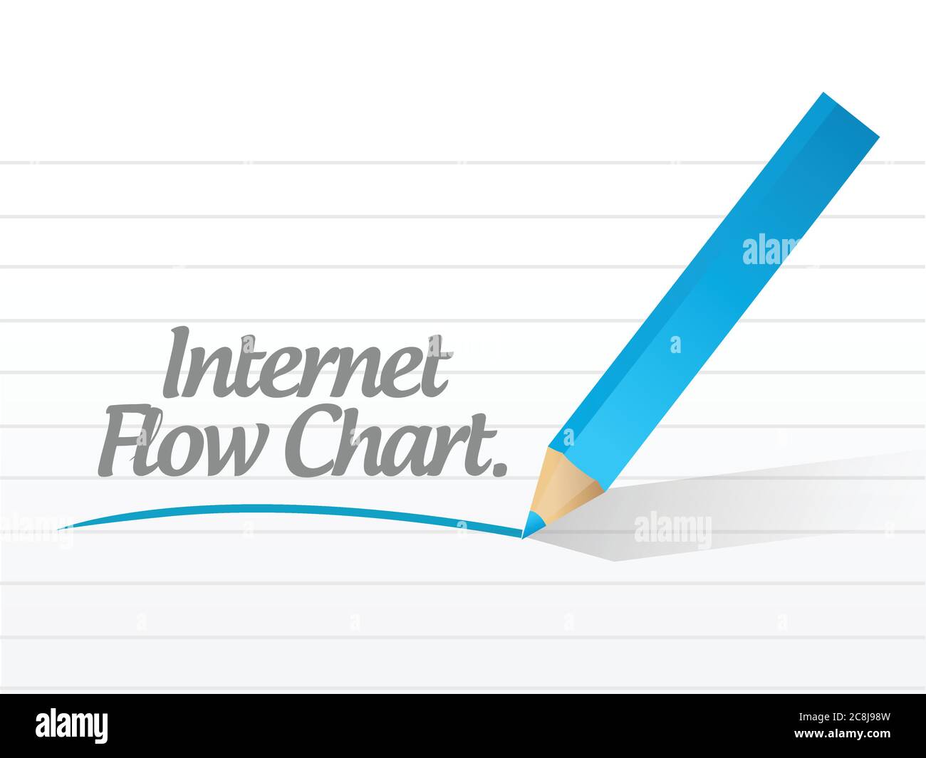 Internet flow chart message illustration design over a white background ...