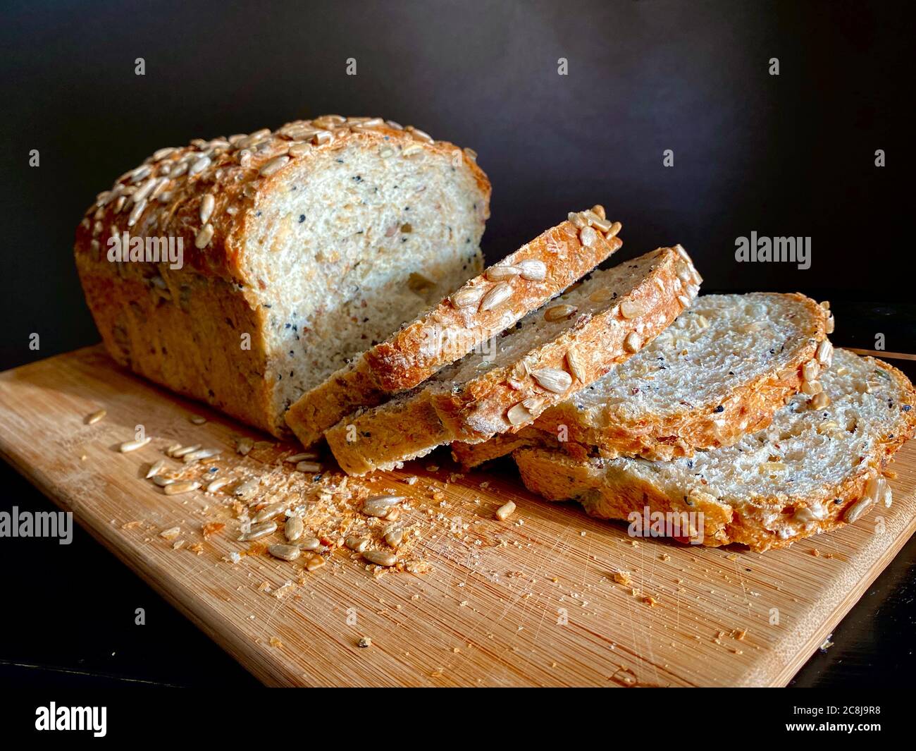 Slices brown bread german vollkornbrot hi-res stock photography and ...