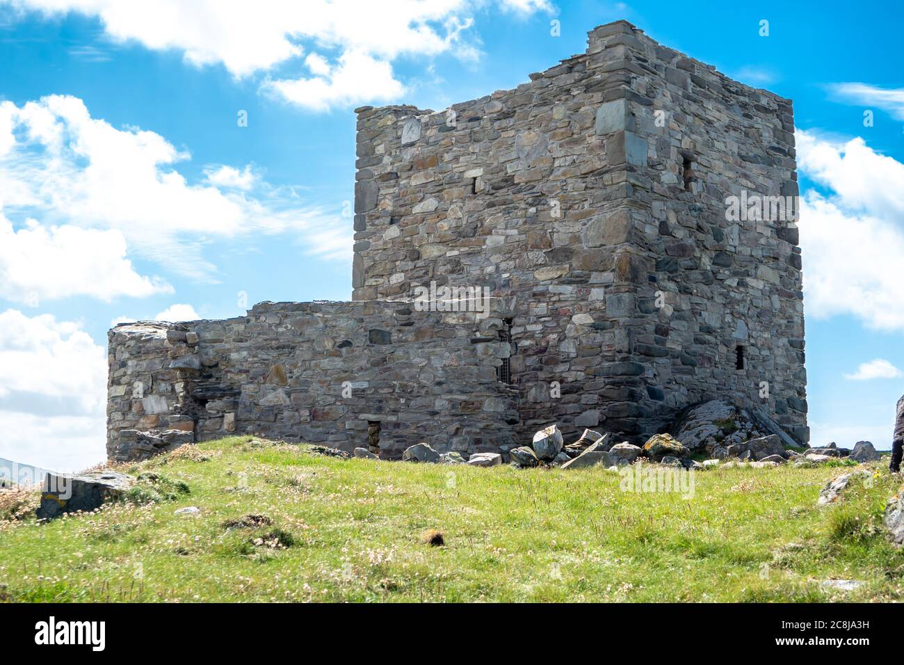 Carrickabraghy Castle - Isle of Doagh, Inishowen, County Donegal ...