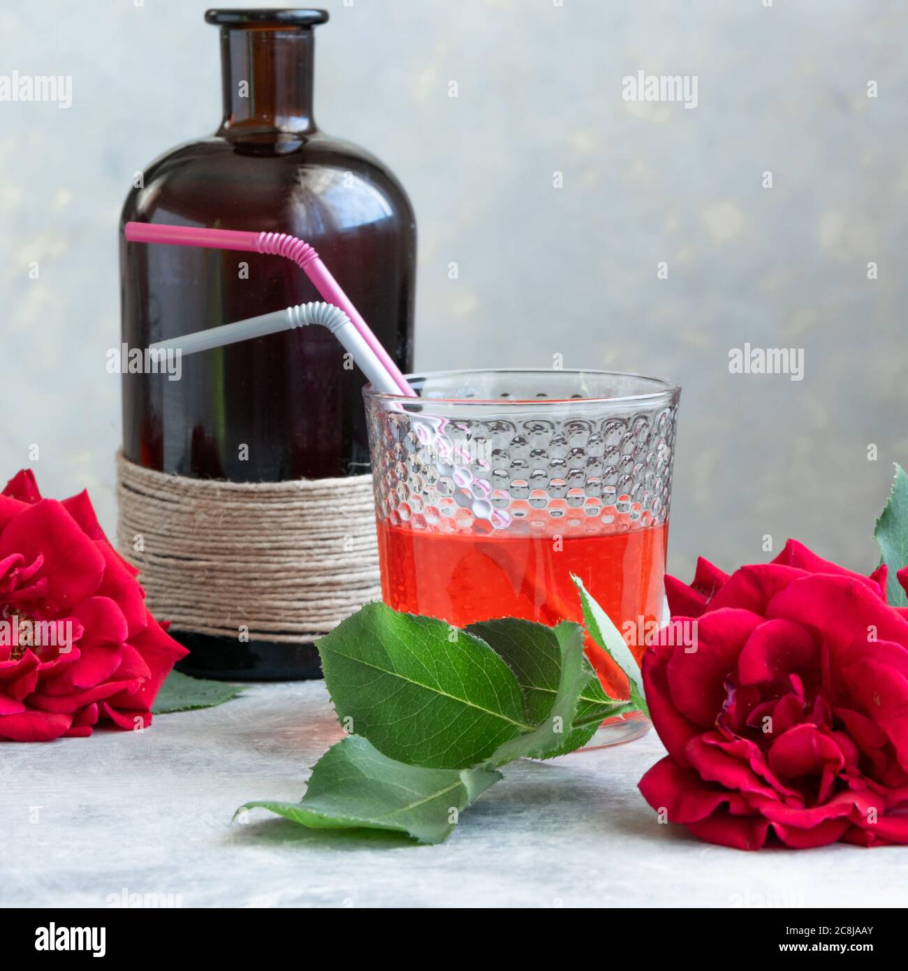 Rose drink hi-res stock photography and images - Alamy