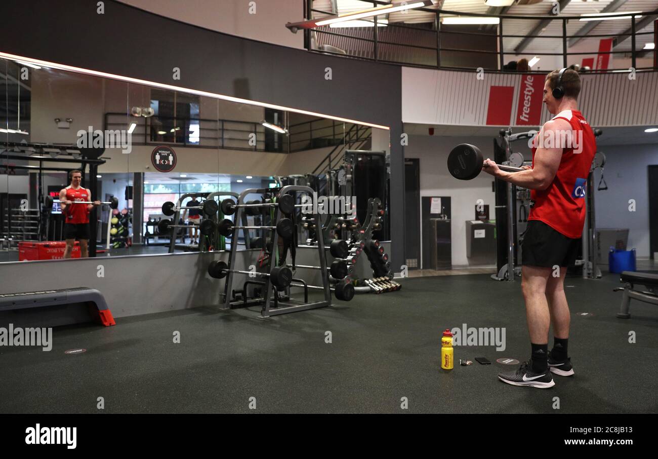 Gyms pools reopen lockdown lifts hi-res stock photography and images ...