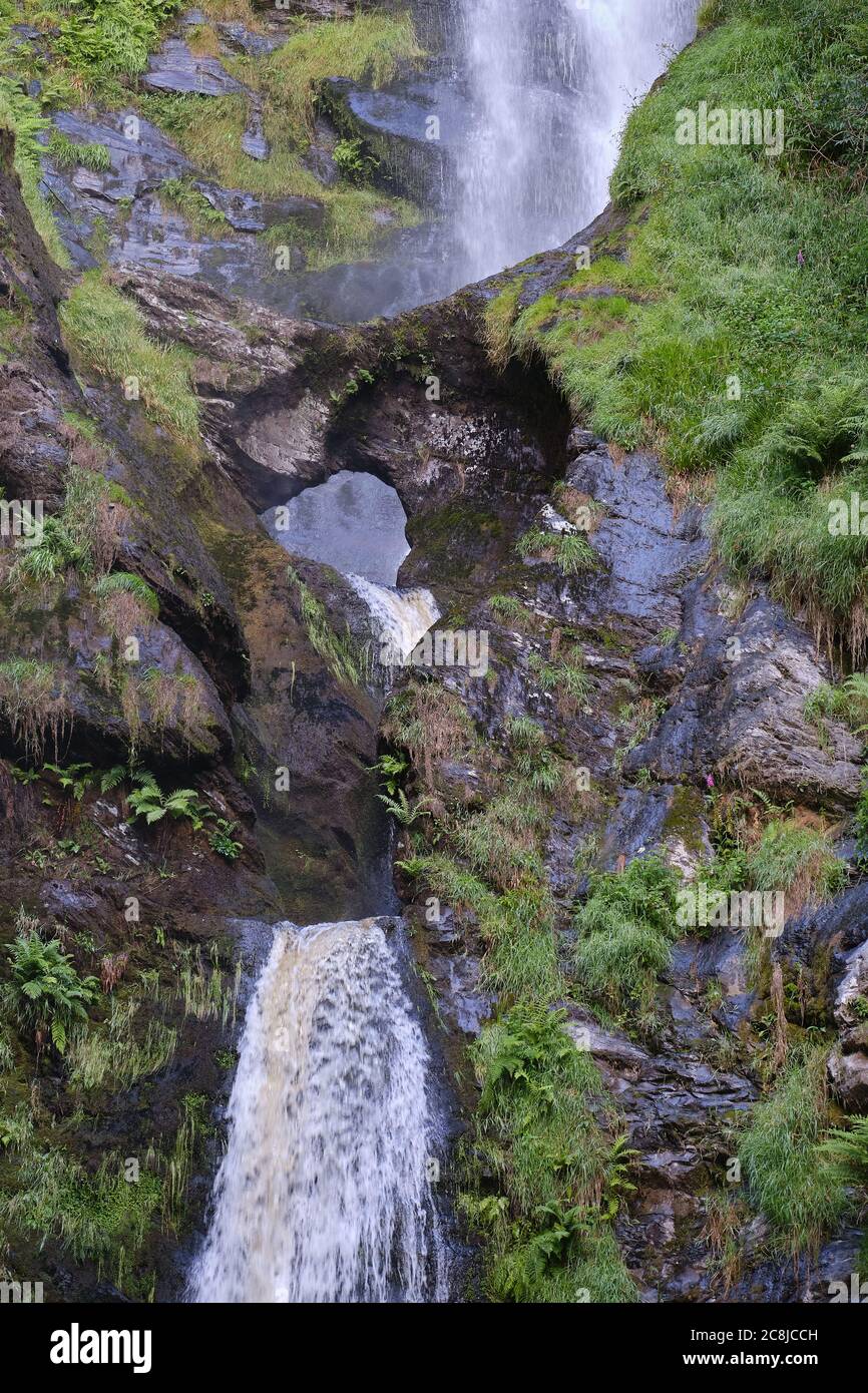 Pistyll Rhaeadr Waterfall High Resolution Stock Photography and Images ...
