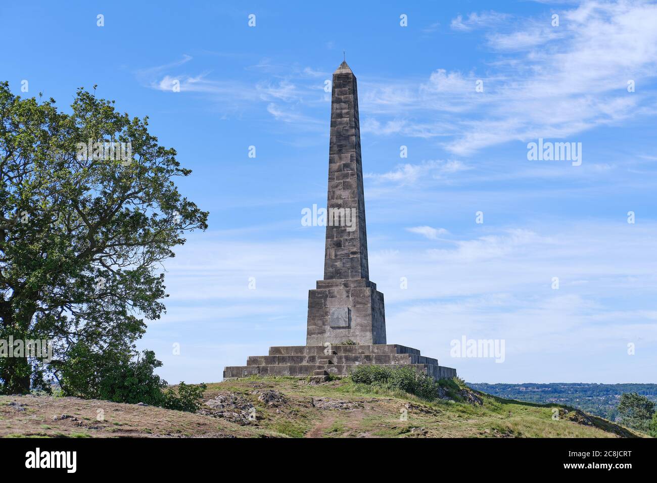 Sutherland Monument in Lilleshall, Shropshire, UK Stock Photo - Alamy